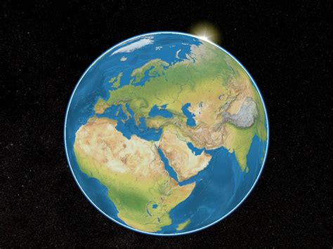 orthographic map projection