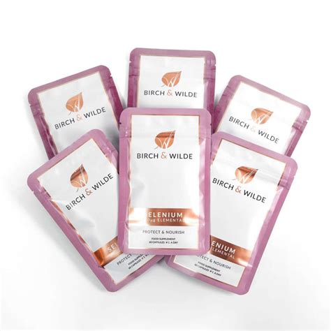 Pure Selenium Capsules For Hair And Nails Uk Made By Birch And Wilde
