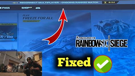 Reconnect Multiplayer Ongoing Ranked Match Servers Down Rainbow Six Siege Ranked Not