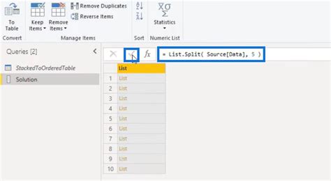 power query transform column challenge ข้อมูลแบบเรียงซ้อนไปยังตารางที่