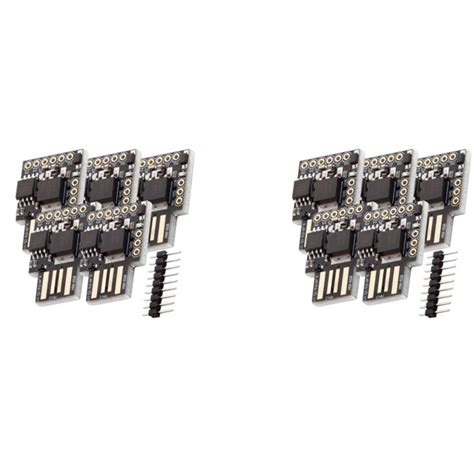 10 шт Attiny85 Digispark I2c Led 3 Kickstarter 5v Iic Spi Usb макетная плата 6 контактов ввода