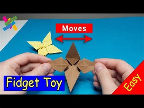 Origami FIDGET TOY TikTok Toy DIY How To Make Paper Fidget Easy Antistress Fold