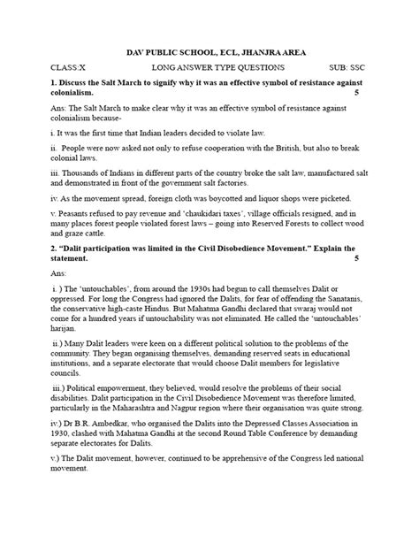 X Ssc Notes Pdf Dalit