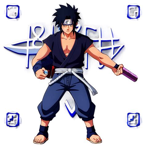 Download Sasuke Uchiha Iconic Pose Png Wvu57