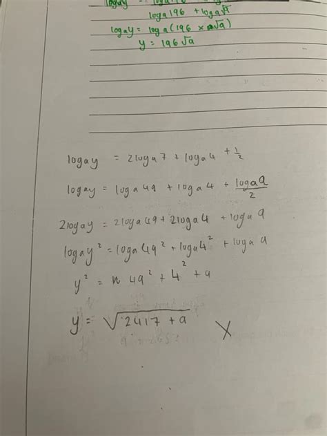 Logarithms Question Help Ralevelmaths