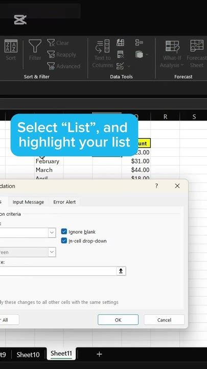 Want To Learn About Dropdown Lists Excel Spreadsheetmagic Excelformula Exceltutorial Youtube