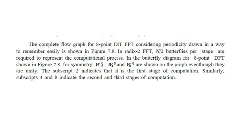 SOLUTION Butterfly Diagram DFT Studypool