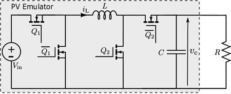 Pv Emulator Based On The Four Switch Buck Boost Fsbb Converter Download Scientific Diagram