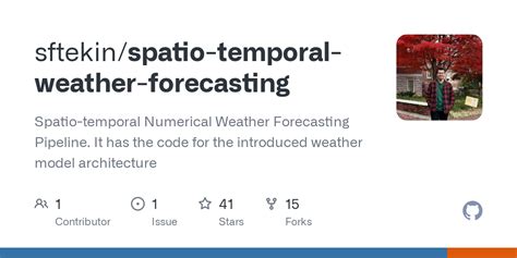 Spatio Temporal Weather Forecastingdatagitkeep At Master · Sftekin