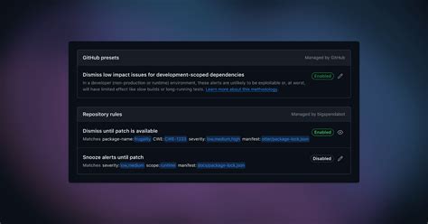 Introducing Auto Triage Rules For Dependabot The Github Blog