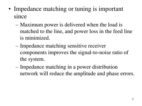 Ppt 5 Impedance Matching And Tuning Powerpoint Presentation Free Download Id 1323062