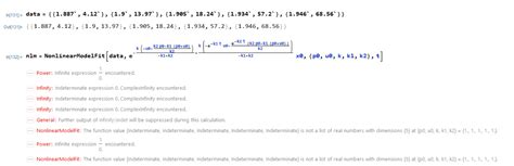 Probability Or Statistics Non Linear Fit Data Mathematica Stack Exchange