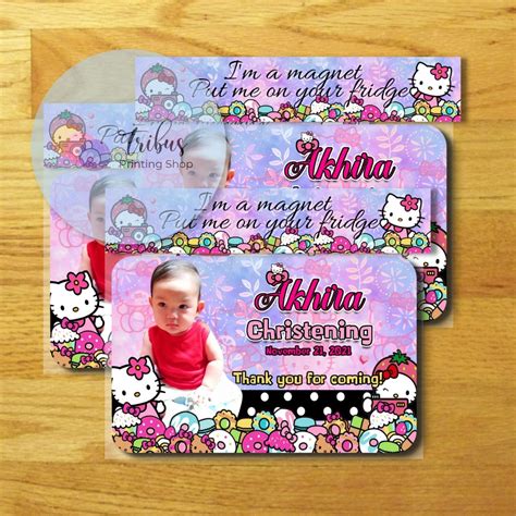 Hello Kitty Ref Magnet Souvenir Glittery Shopee Philippines
