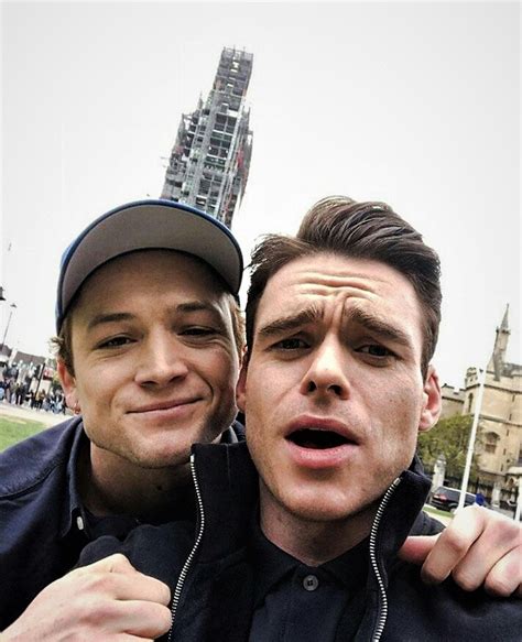 Taron Egerton Shares Moment His Mate Richard Madden Landed Marvel Gig