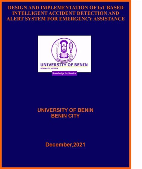 design and implementation of iot based intelligent accident detection