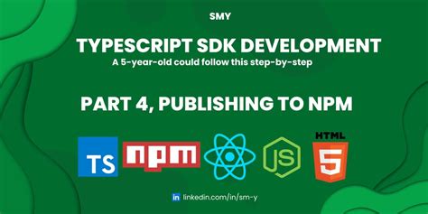 Typescript Sdk Development A 5 Year Old Could Follow This Step By Step