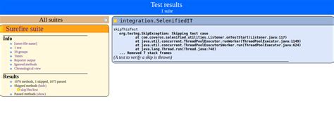 Custom Framework Listeners