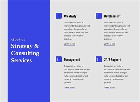 Strategy And Consulting Services Css Template By Nicepage