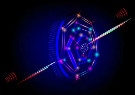 Network Communication Internet Onine Connection Futuristic Telecoms Abstract Background Vector