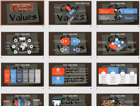 Values PowerPoint 65768