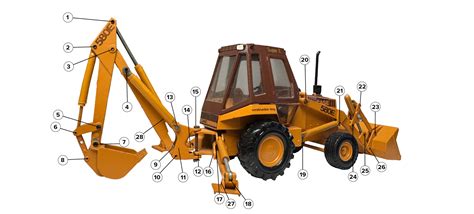 Case 580e 580 Super E Pin And Bushing Kits Broken Tractor