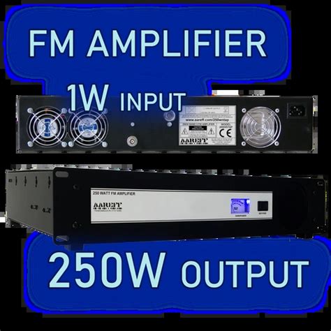 250w Professional Fm Broadcast Power Amplifier