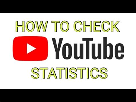 How To Check The Statistics Of Your YouTube Channel On Your Mobile YouTube