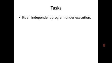 Vxworks For Beginners Tasks Youtube