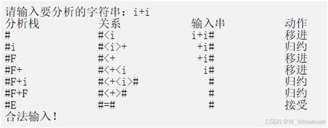 编译原理实验四：算符优先分析法（附c c 源码） csdn博客