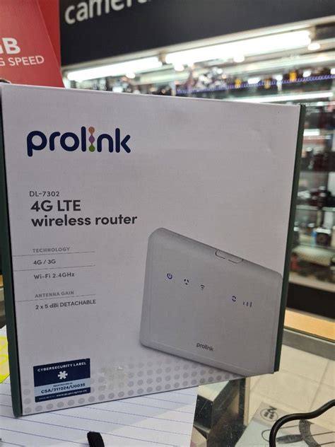 Prolink DL 7302 LTE CAT4 Wi Fi Home 4G Router With Sim Slot 4 X LAN 1x WAN 1x USB Port