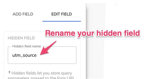 How To Use Hidden Fields With Growform Growform Knowledge Base