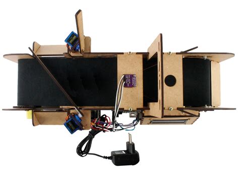 Esteira Em Mdf Ea300 V3 Para Arduino Completa Com Sensor De Cor Usinainfo