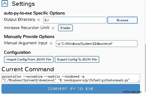 Convertir Le Script Python En Exe à Laide De La Bibliothèque Auto Py To Exe Tutoriel Python