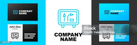 파란색 라인 도로 교통 표지판 흰색 배경에 격리된 표지판 아이콘입니다 포인터 기호입니다 격리 된 거리 정보 표지판 방향