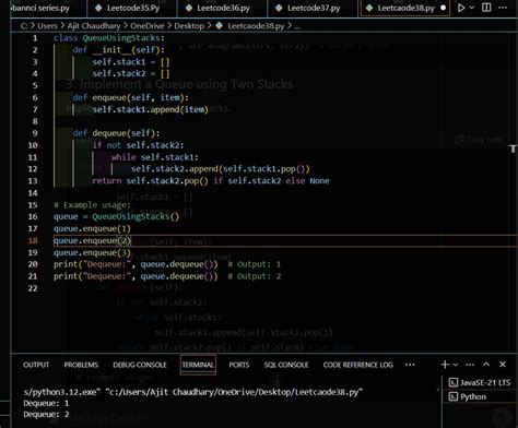 Amit Kumar Chaudhary On Linkedin Implement A Queue Using Two Stacks Implement A Queue Using Two