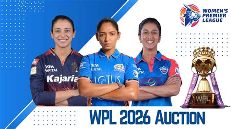 Womens Premier League 2026 Auction Mega Auction Storms Wpl For The