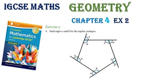Geometry Polygons EX Q Cambridge Mathematics IGCSE Extended David Rayner YouTube