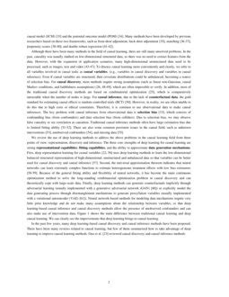 Deep Causal Learning Representation Discovery And Inference DeepAI