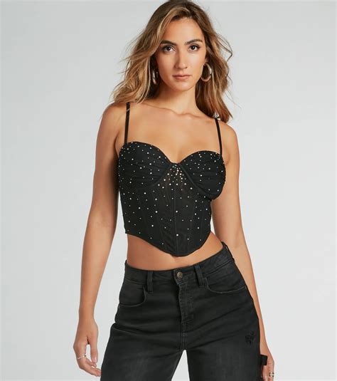 Rhinestone Lingerie And Windsor
