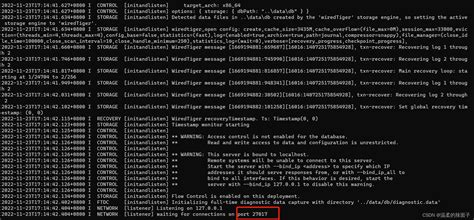 【大数据遇到的问题】mongodb启动和部署——出现端口port“27017” 27017端口 csdn博客