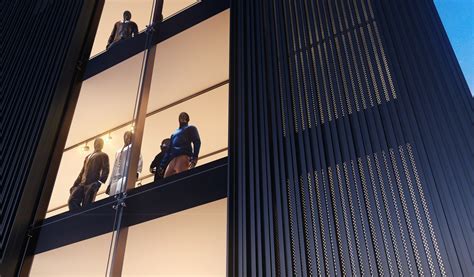 Smartia Barcode Cladding Continuous Facade System By Alumil