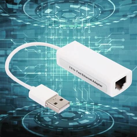 Rom Adaptateur Usb Vers Ethernet Adaptateur Usb 2 0 Vers Ethernet Carte Réseau Usb2 0 Vers Rj45