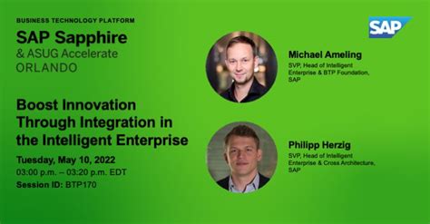 michael ameling on linkedin sapsapphireorlando sapbtp integration