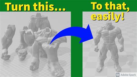 Assembly Multi Part 3d Models Easily Before Print Youtube