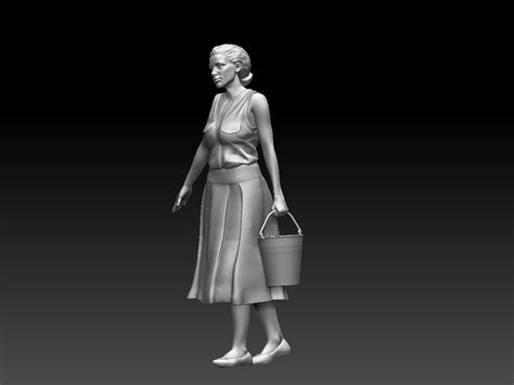 Stl File Woman 3d Print Model・3d Print Object To Download・cults