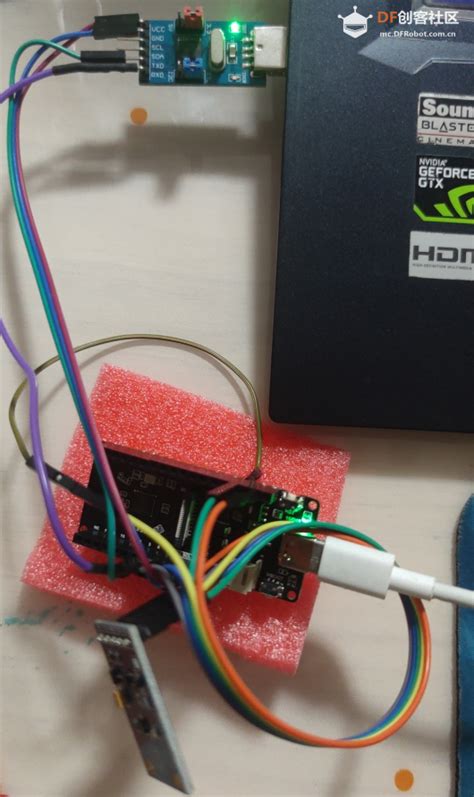 firebeetle 2 esp32 c6 i2c 驱动gy 30 光强度传感器； df创客社区