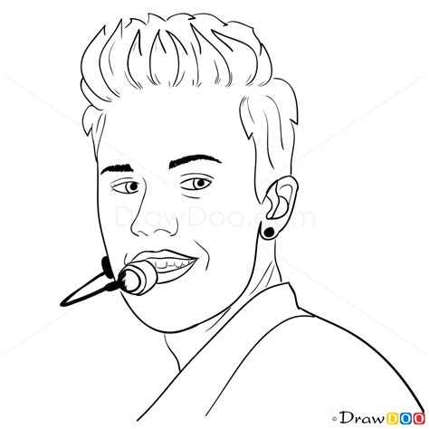 How To Draw Chibi Justin Bieber