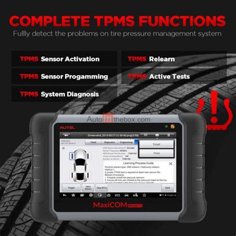 Autel MaxiCOM MK808TS TPMS Scanner With Complete TPMS And Sensor Programming Tech Nuggets