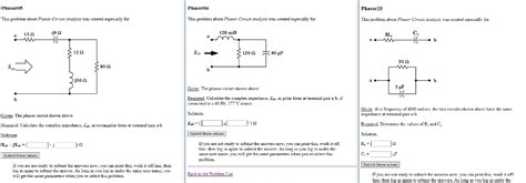 solved this problem about phasor circuit analysis was
