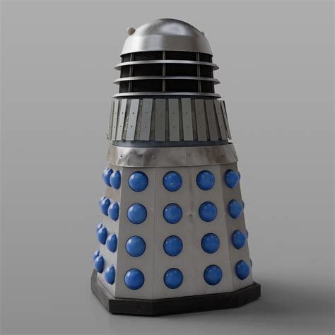 3d Classic Dalek Turbosquid 2155657